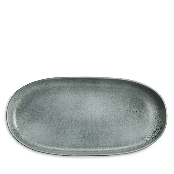 L'Objet Terra Oval Platter, Medium - Seafoam