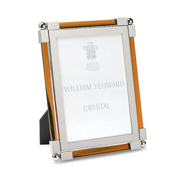 WILLIAM YEOWARD CRYSTAL New Classic Frame, 5 X 7 - Amber
