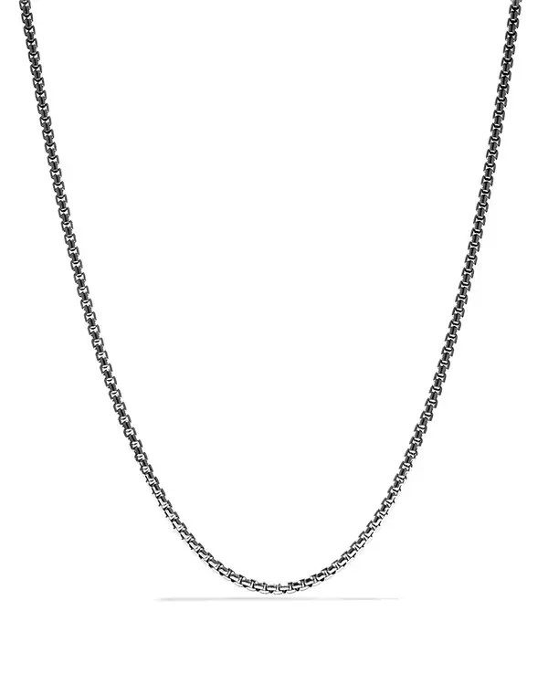 David Yurman Medium Box Chain - Silver