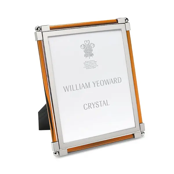 WILLIAM YEOWARD CRYSTAL New Classic Frame, 8 X 10 - Amber