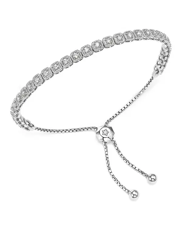 Bloomingdale'S Diamond Bolo Bracelet, 1.0 Tcw - White