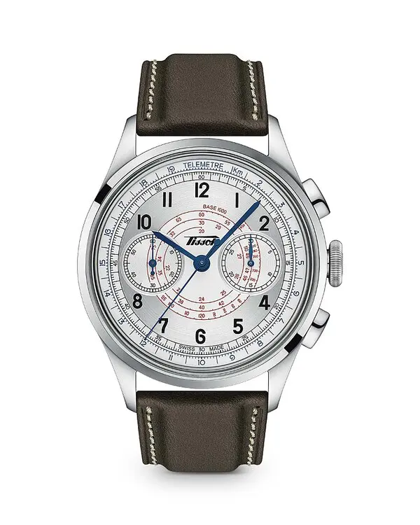 TISSOT Telemeter 1938 Chronograph, 42mm - White/gray