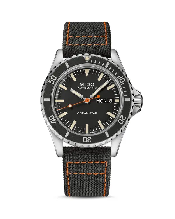 MIDO Ocean Star Watch, 40.5mm - Black/silver