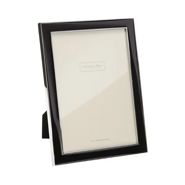 ADDISON ROSS Enamel Frame, 4 X 6 - Black