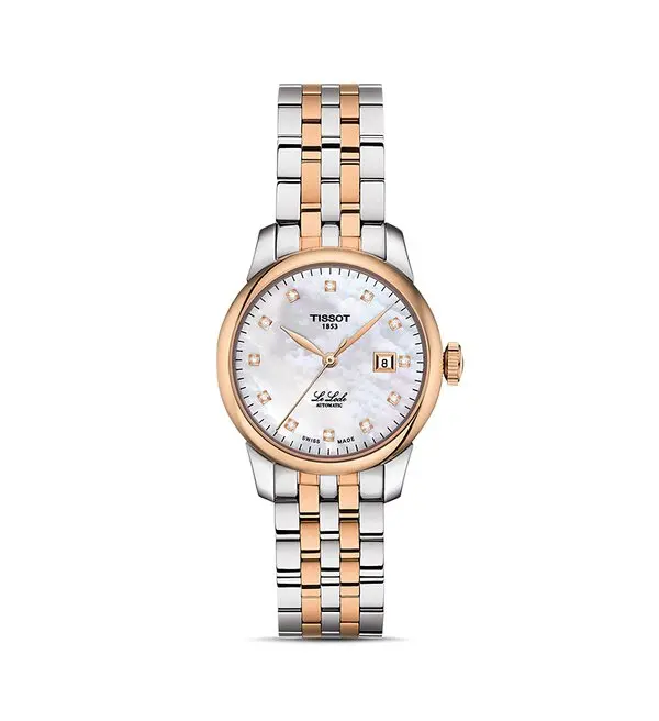 TISSOT Le Locle 29mm Watch - Silver/rose Gold