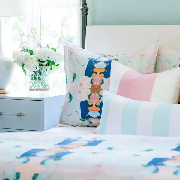 LAURA PARK Designs Monet's Garden Euro Sham