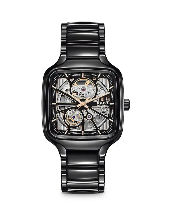 RADO True Square Watch 38mm - Silver/black