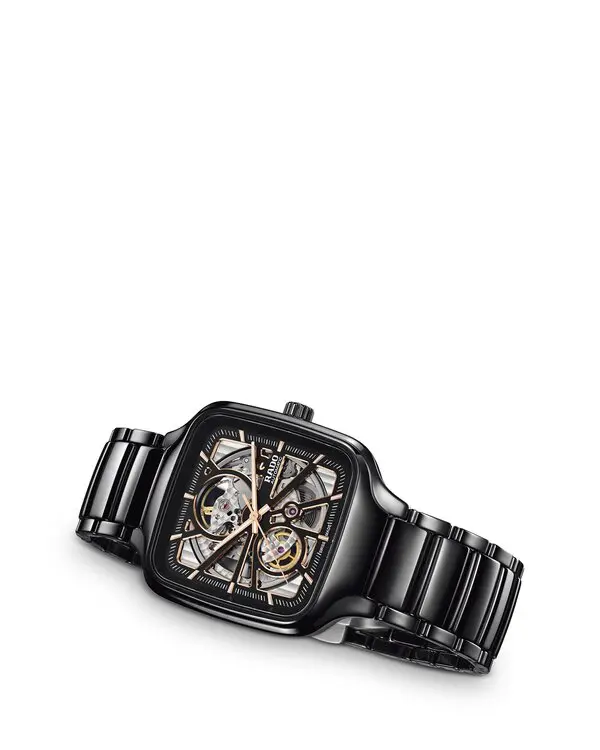 RADO True Square Watch 38mm - Silver/black