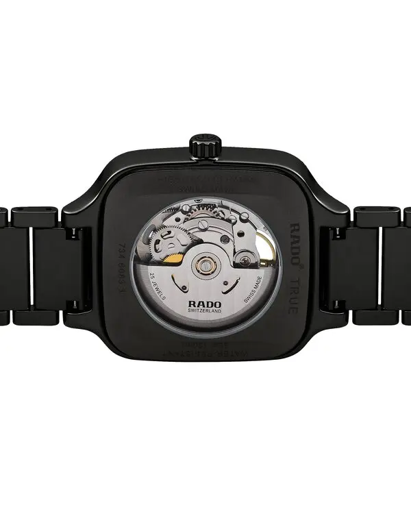 RADO True Square Watch 38mm - Silver/black