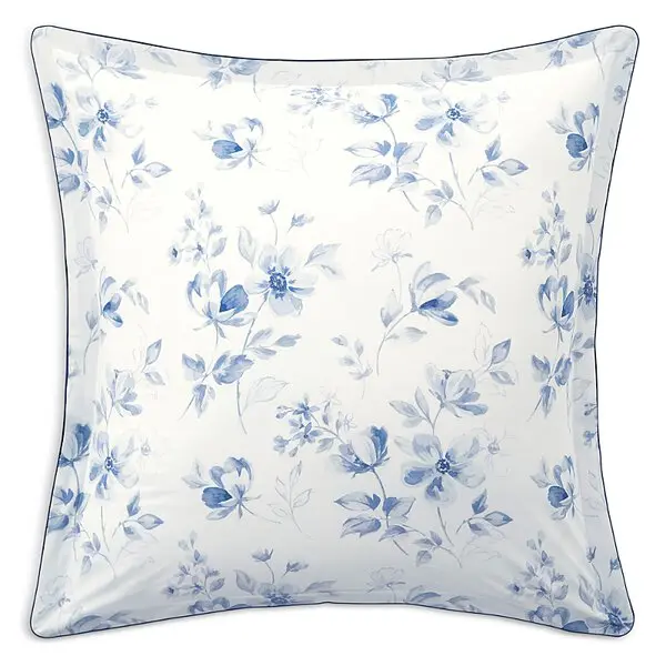 ANNE DE SOLENE Passe Present Euro Sham - Blue