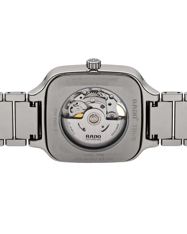 RADO True Square Watch, 38mm - Blue/silver