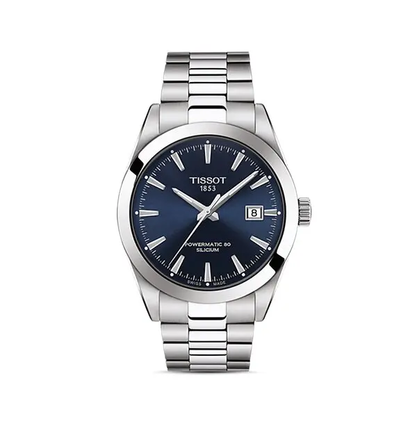 TISSOT Powermatic 80 40mm Watch - Blue/silver