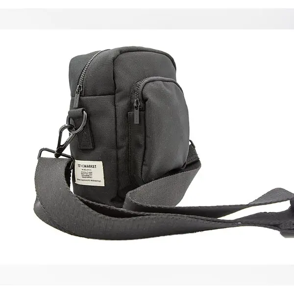 TO THE MARKET Recycled Sling Bag - Black