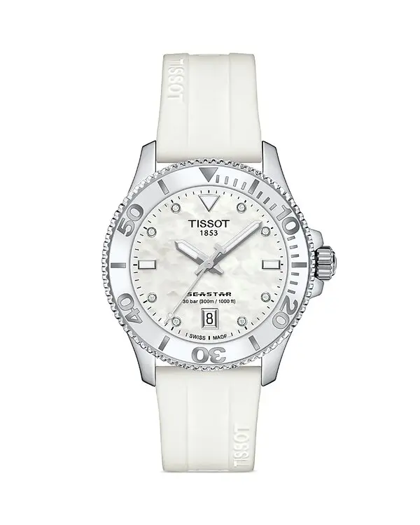 TISSOT Seastar 1000 36mm Watch - White
