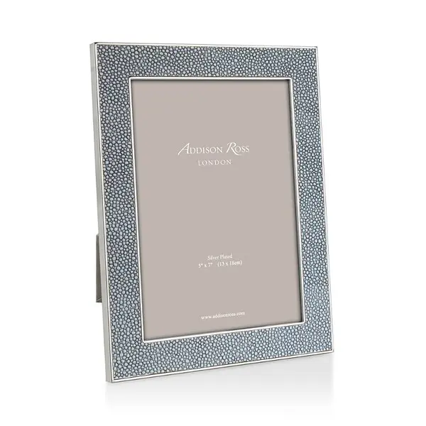 ADDISON ROSS Faux Shagreen Frame, 5 X 7 - Gray