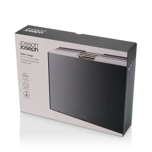 JOSEPH JOSEPH Folio Chopping Boards, 4-piece Set