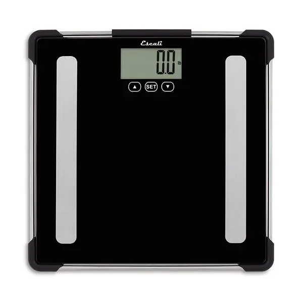 ESCALI Body Analyzing Bathroom Scale - Black