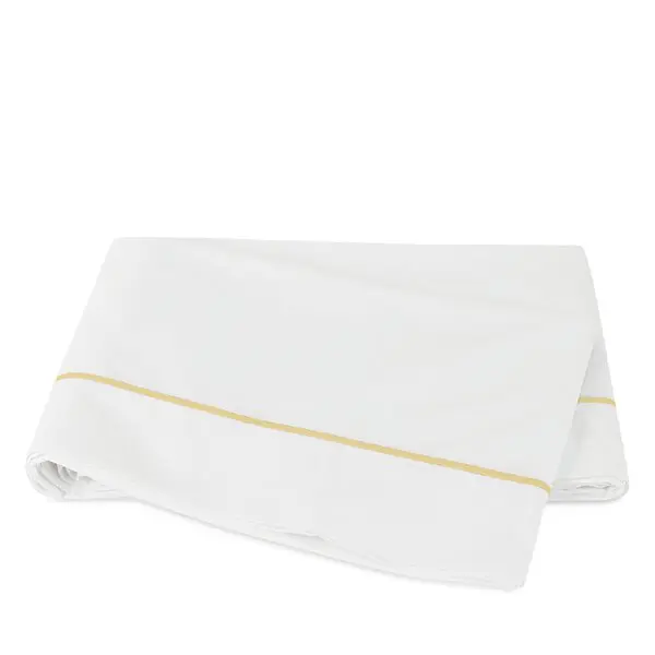 MATOUK Bergamo Flat Sheet, Full/queen - Honey