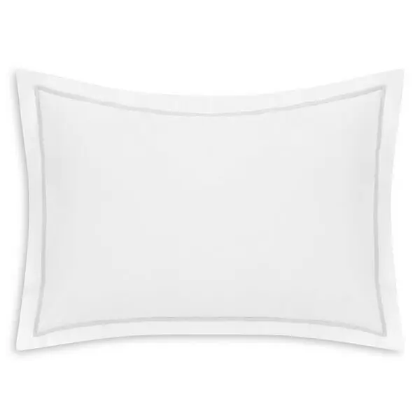MATOUK Bergamo Boudoir Sham - Silver