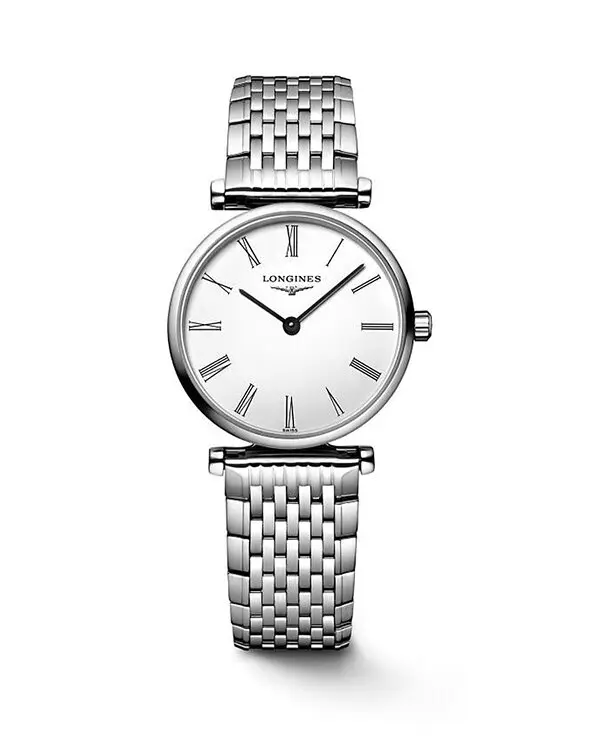 LONGINES La Grande Classique Watch, 24mm - White/silver