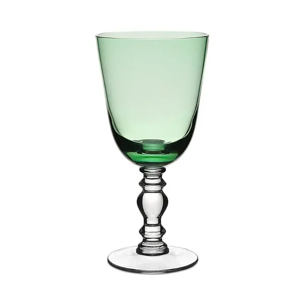 WILLIAM YEOWARD CRYSTAL William Yeoward Country Fanny Goblet - Apple Green