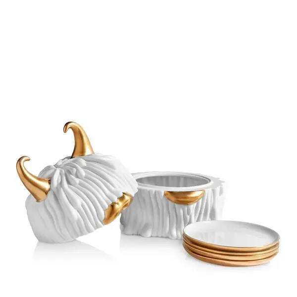 L'Objet Haas Lynda Box & 4 Mini Plates Limited Edition Of 500
