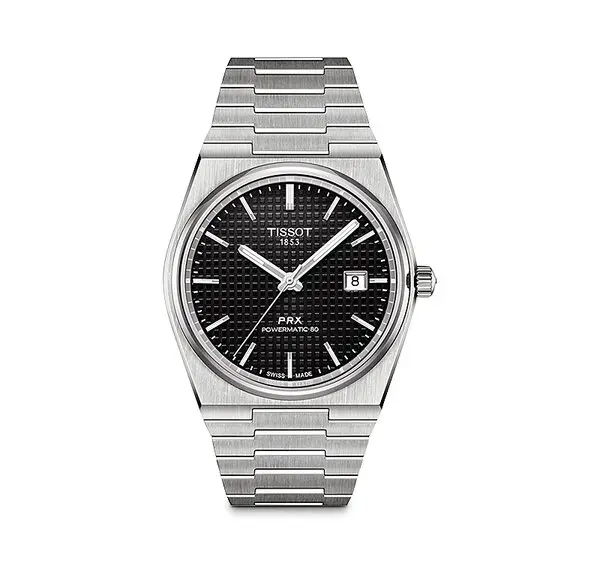 TISSOT Powermatic 80 40mm Watch - Black/silver