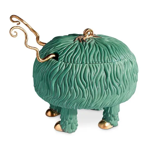 L'Objet Haas Fox Salad Monster Serving Bowl - Green