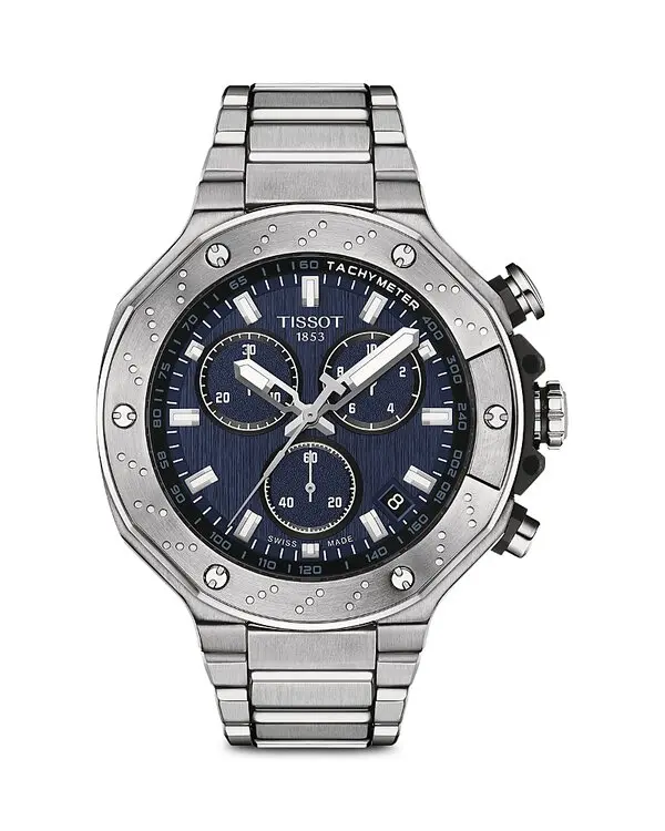TISSOT T-race Chronograph 45mm - Blue/silver