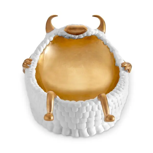 L'Objet Haas Lazy Susan Catchall - White