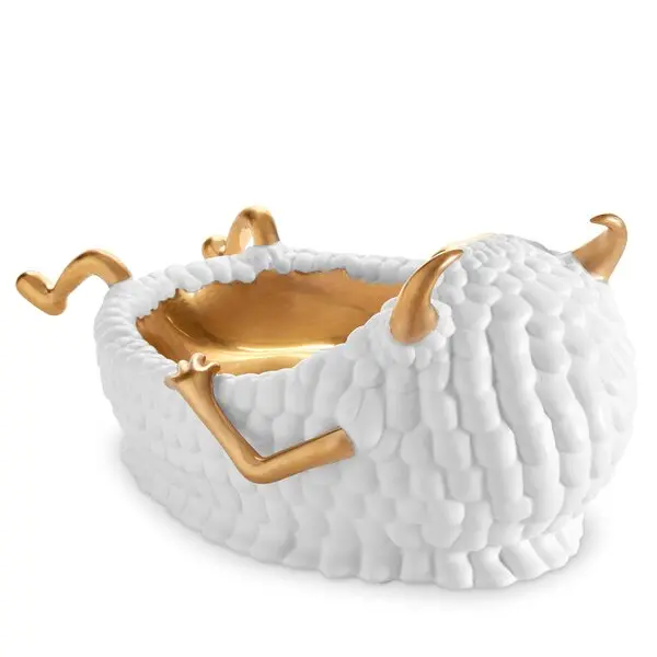 L'Objet Haas Lazy Susan Catchall - White