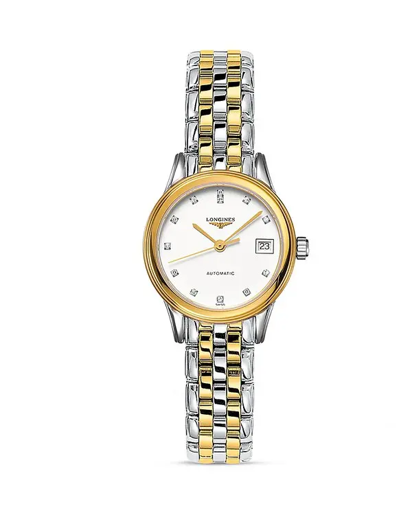 LONGINES Flagship 26mm Watch - White/two Tone