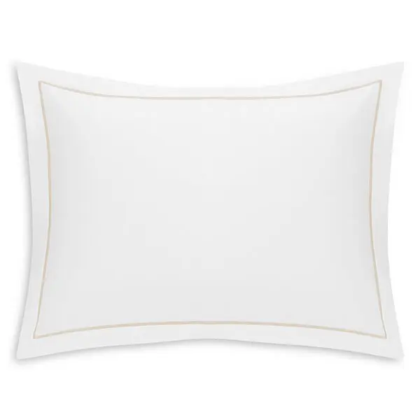 MATOUK Bergamo Standard Sham - Truffle