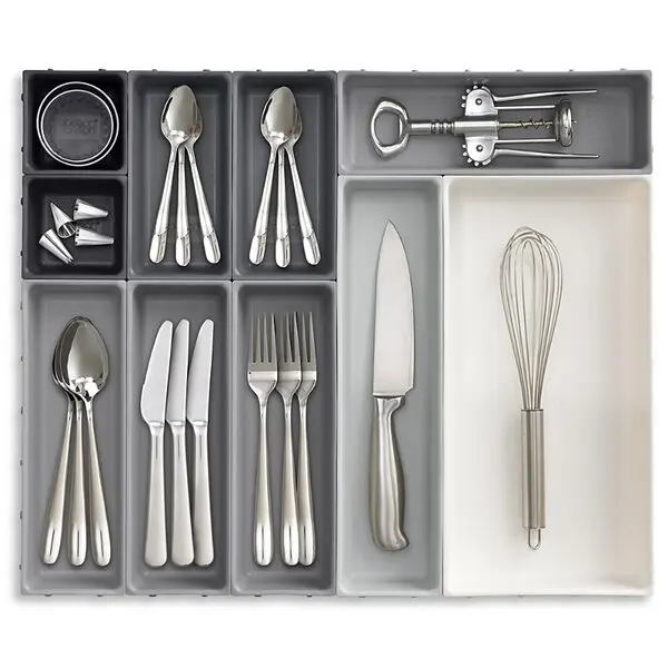 JOSEPH JOSEPH 10-piece Modular Drawer Organizer - Gray