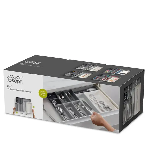 JOSEPH JOSEPH 10-piece Modular Drawer Organizer