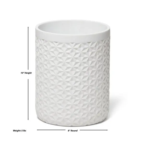 ROSELLI Quilted Wastebasket