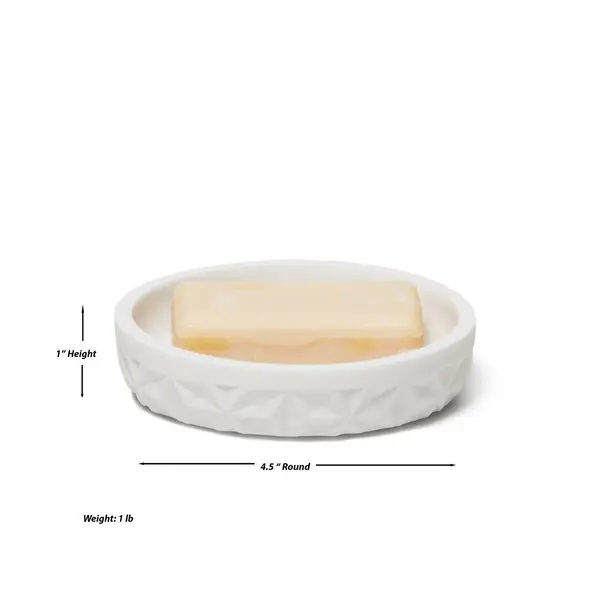 ROSELLI Quilted Soap Dish
