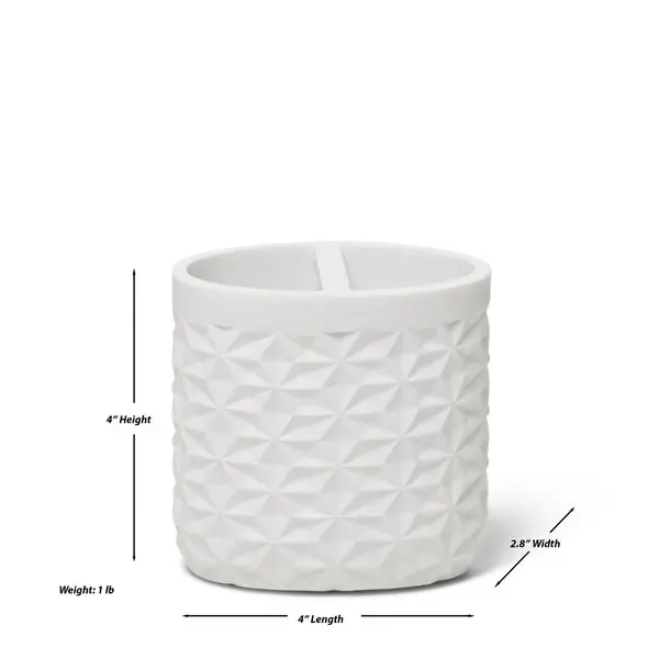 ROSELLI Quilted Toothbrush Holder