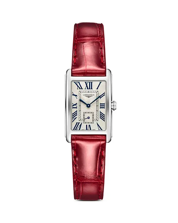 LONGINES Dolcevita 20.8mm Watch - Silver/red
