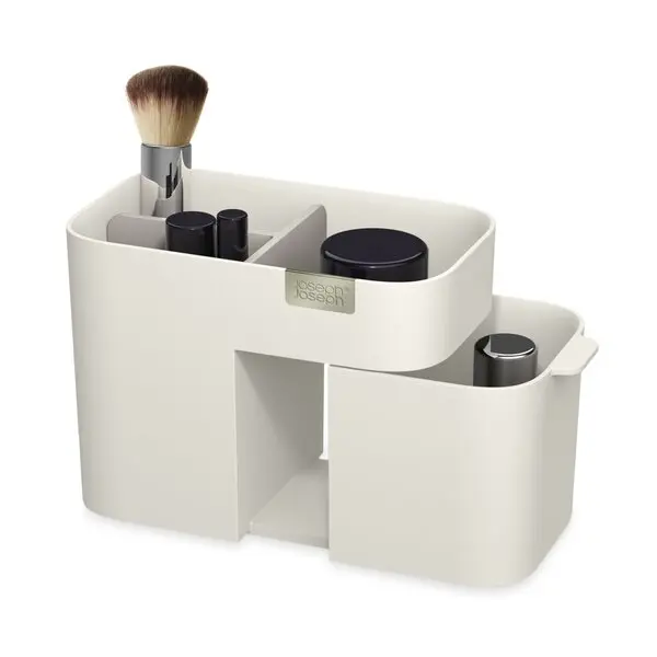 JOSEPH JOSEPH Viva Compact Cosmetic Organizer With Drawer, Shell