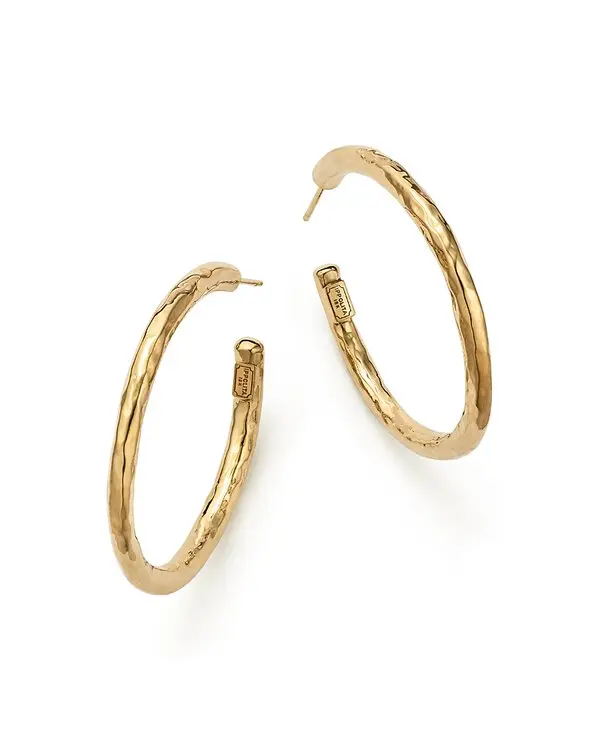 Ippolita 18k Yellow Glamazon #3 Hoop Earrings - Gold
