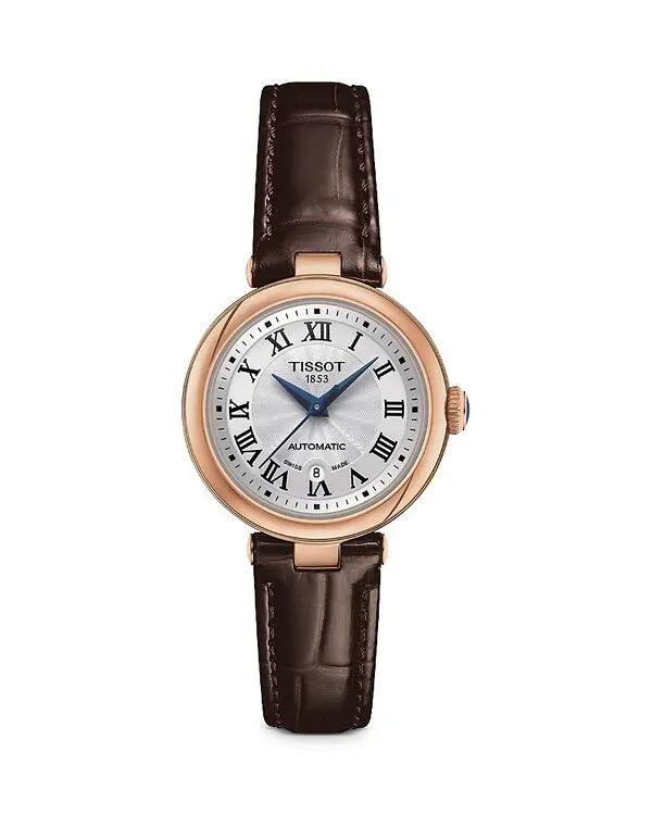 TISSOT Bellissima 29mm Strap Watch - White/brown