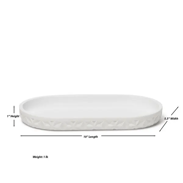 ROSELLI Quilted Amenity Tray