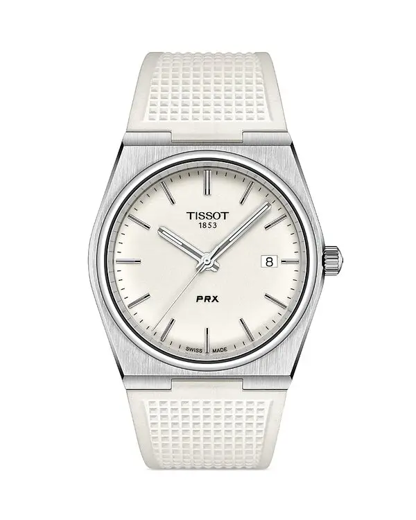 TISSOT Prx 40mm Strap Watch - White