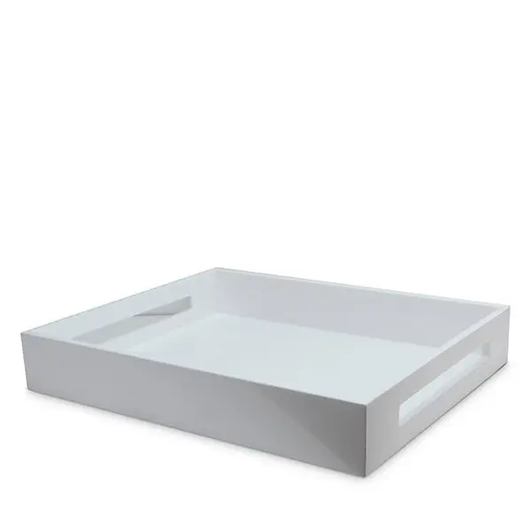 ADDISON ROSS Lacquered Serving Tray - White