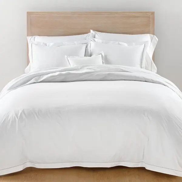 MATOUK Bergamo Pillow Case, King Pair - Silver