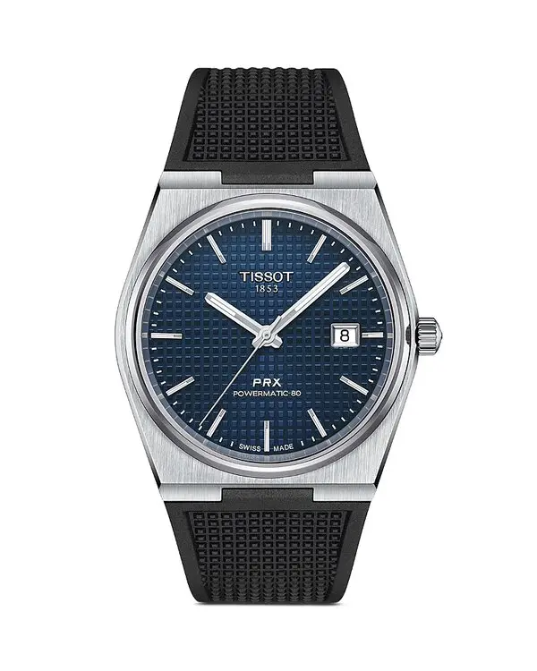 TISSOT Prx Powermatic 80 40mm Watch - Blue/black