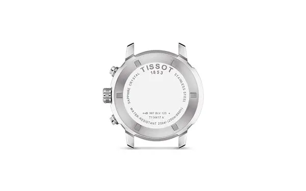 TISSOT Chronograph Watch 43mm - Blue/silver