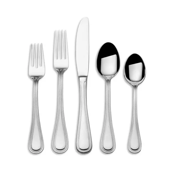 TOWLE Beaded 45 Pc Flatware Set