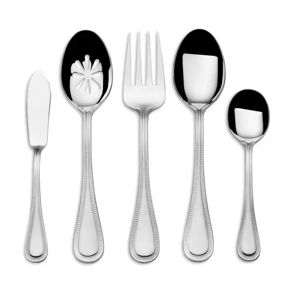 TOWLE Beaded 45 Pc Flatware Set
